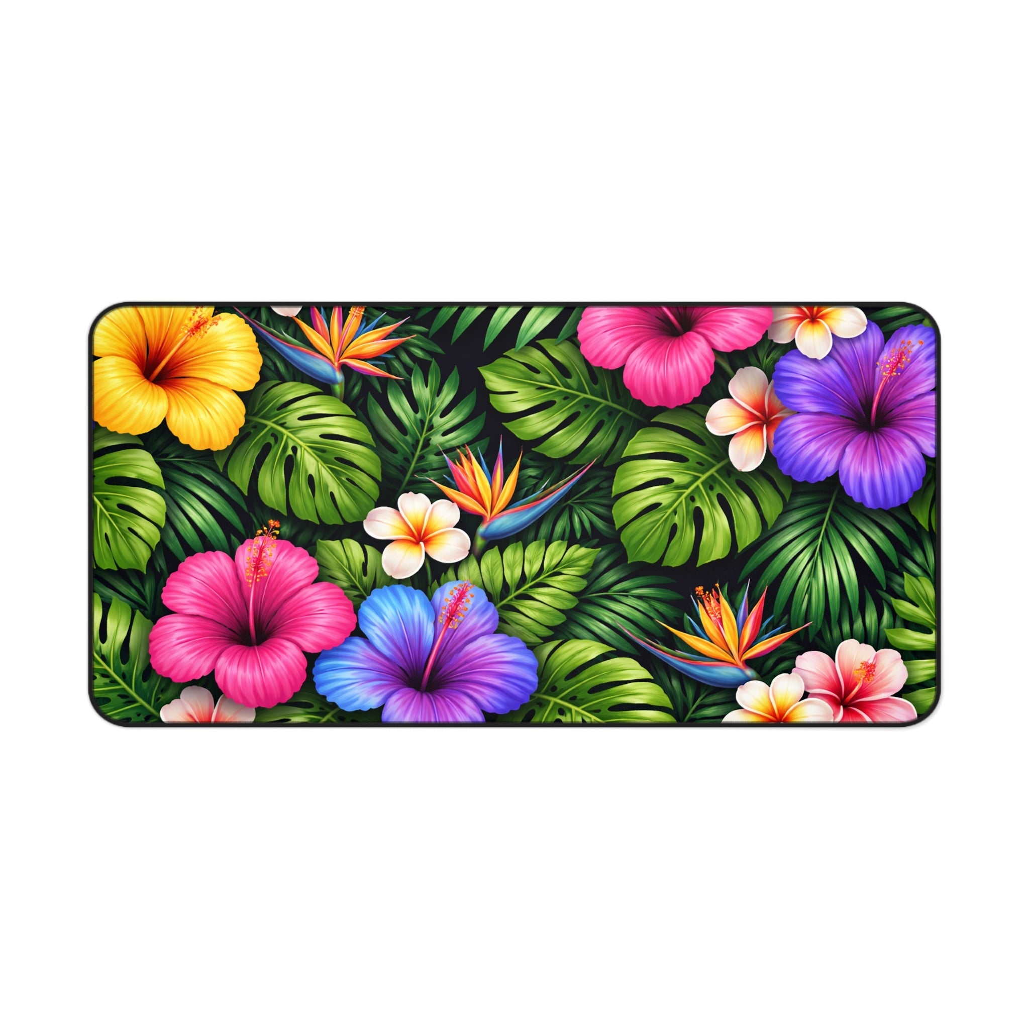 Tropical Floral Desk Mat XXL – Colorful Flower Mouse Pad | Tropical ...